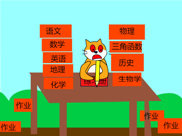 补作业 编程三条吖 侯老师编程网站 Codinghou Cn Scratch编程教程与创作社区
