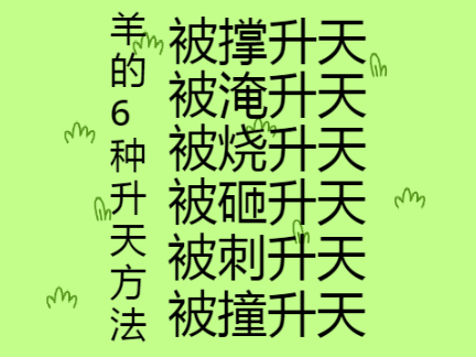 羊的6种升天方法-tomato-侯老师编程网站(codinghou.cn) - Scratch编程教程与创作社区