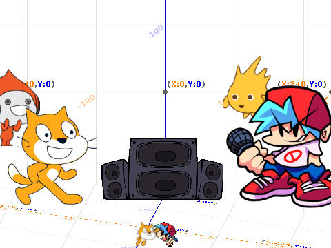 FNF但是scratch cat-埃斯沙德-侯老师编程网站(codinghou.cn) - Scratch编程教程与创作社区