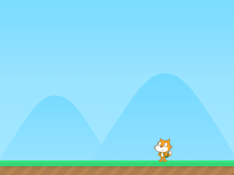 小猫跑酷-田艺博-侯老师编程网站(codinghou.cn) - Scratch编程教程与创作社区