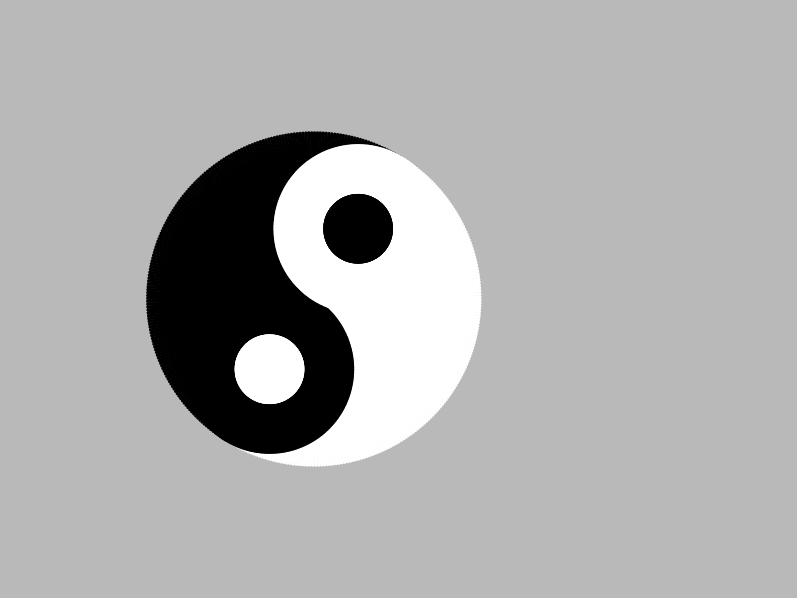 太极图高速旋转,但是画笔 一只满级猫猫 侯老师编程网站codinghoucn Scratch编程教程与创作社区