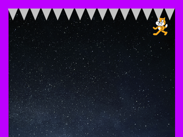 是男人就下100层（cat版)-叶翰霖-侯老师编程网站(codinghou.cn) - Scratch编程教程与创作社区