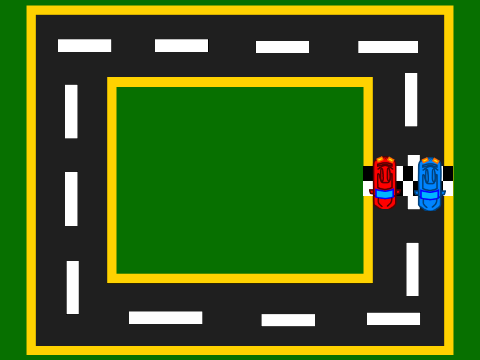 双人赛车-Ethan-侯老师编程网站(codinghou.cn) - Scratch编程教程与创作社区