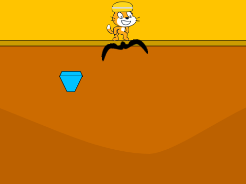 cat矿工-开挖掘机-侯老师编程网站(codinghou.cn) - Scratch编程教程与创作社区