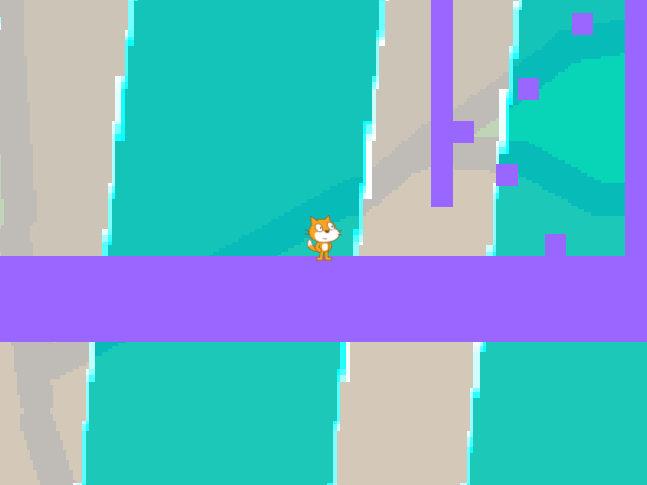 小猫跑酷v0.4-小刘子-侯老师编程网站(codinghou.cn) - Scratch编程教程与创作社区