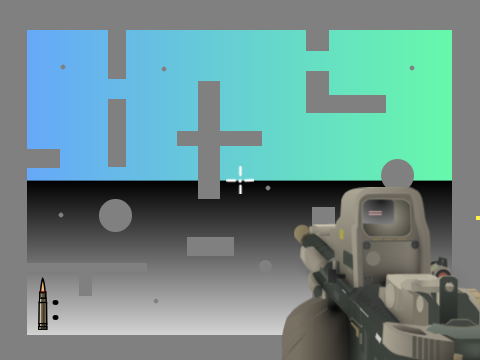 3D光影投射枪战1.35-VIP余光工作室-侯老师编程网站(codinghou.cn) - Scratch编程教程与创作社区