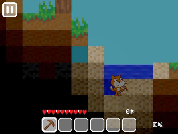 转载·挖矿小喵4-yrc.串-侯老师编程网站(codinghou.cn) - Scratch编程教程与创作社区