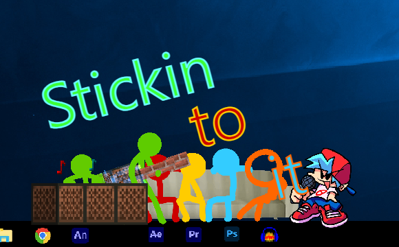 FNF 绿色火柴人-小鲨鱼-侯老师编程网站(codinghou.cn) - Scratch编程教程与创作社区