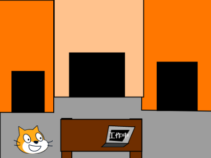 scratch猫的午夜后宫-barry（tc)-侯老师编程网站(codinghou.cn) - Scratch编程教程与创作社区