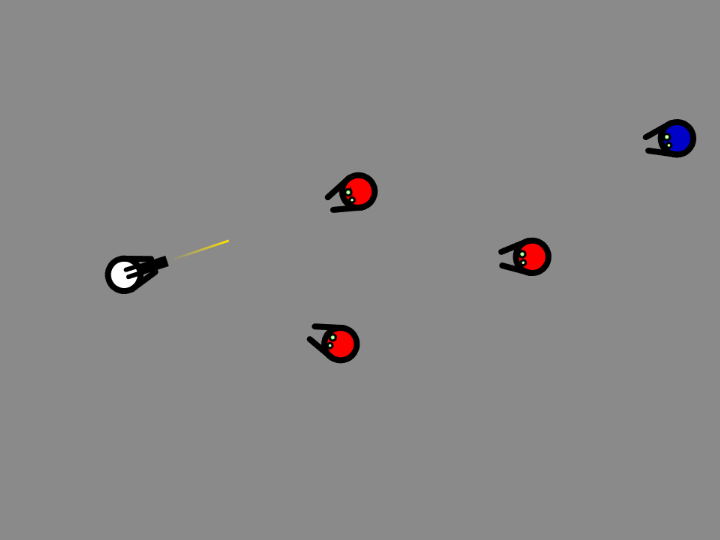 射击2.0-黄v-侯老师编程网站(codinghou.cn) - Scratch编程教程与创作社区