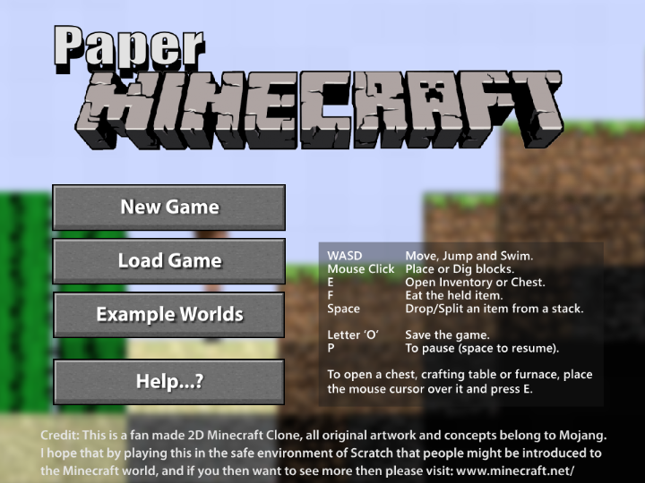 Minecraft 2D-JGDDGF-侯老师编程网站(codinghou.cn) - Scratch编程教程与创作社区