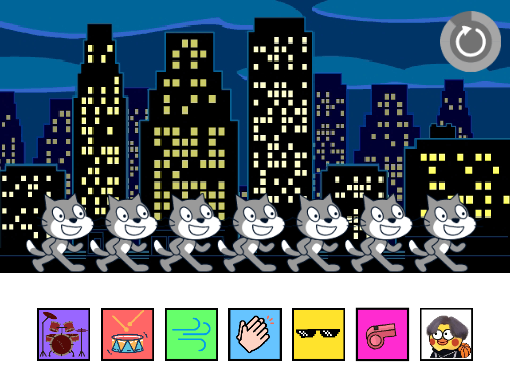 节奏盒子-真的以毒攻毒-侯老师编程网站(codinghou.cn) - Scratch编程教程与创作社区