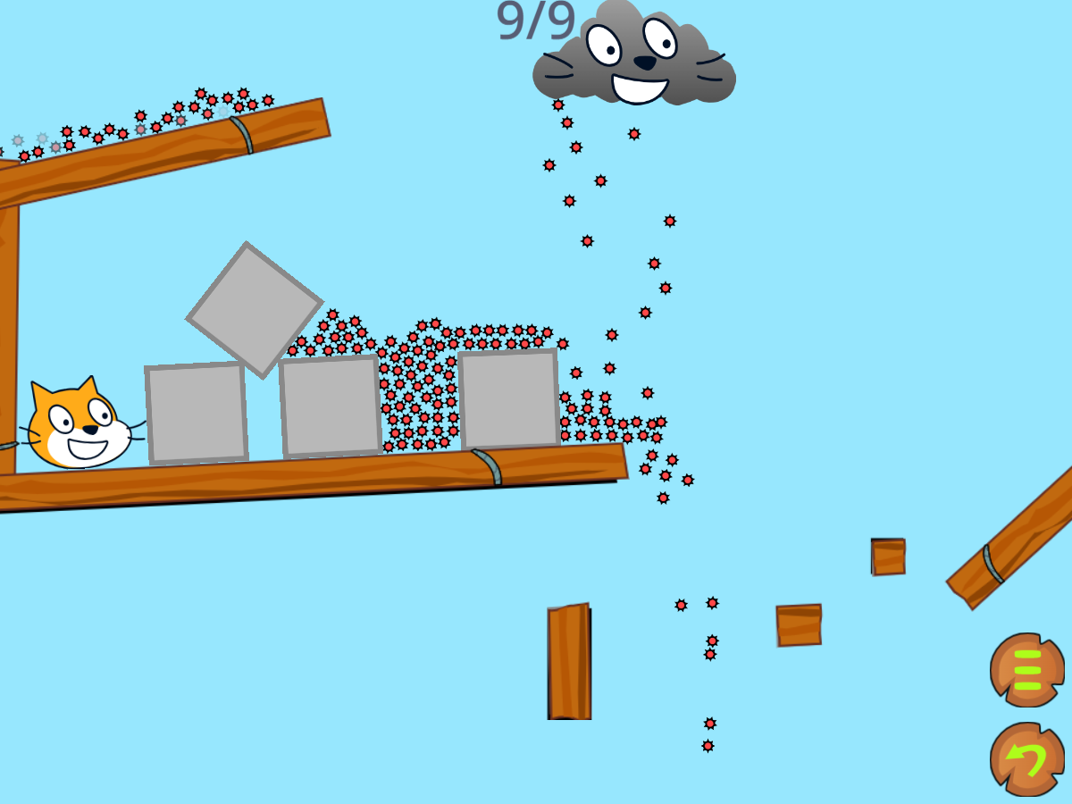 保护cat（重力）-李辰皓（面包工作室）-侯老师编程网站(codinghou.cn) - Scratch编程教程与创作社区